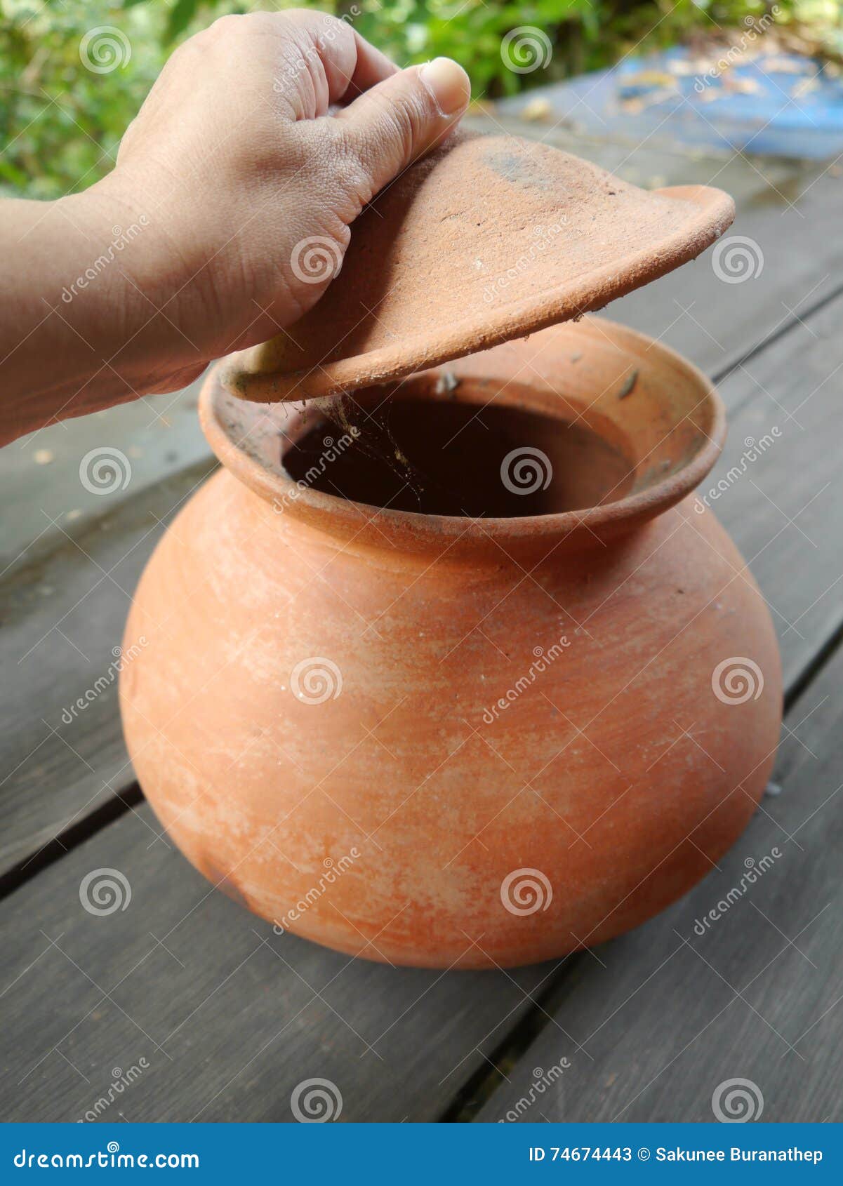 Clay pot stock image. Image of brown, kitchenware, sculpture - 74674443