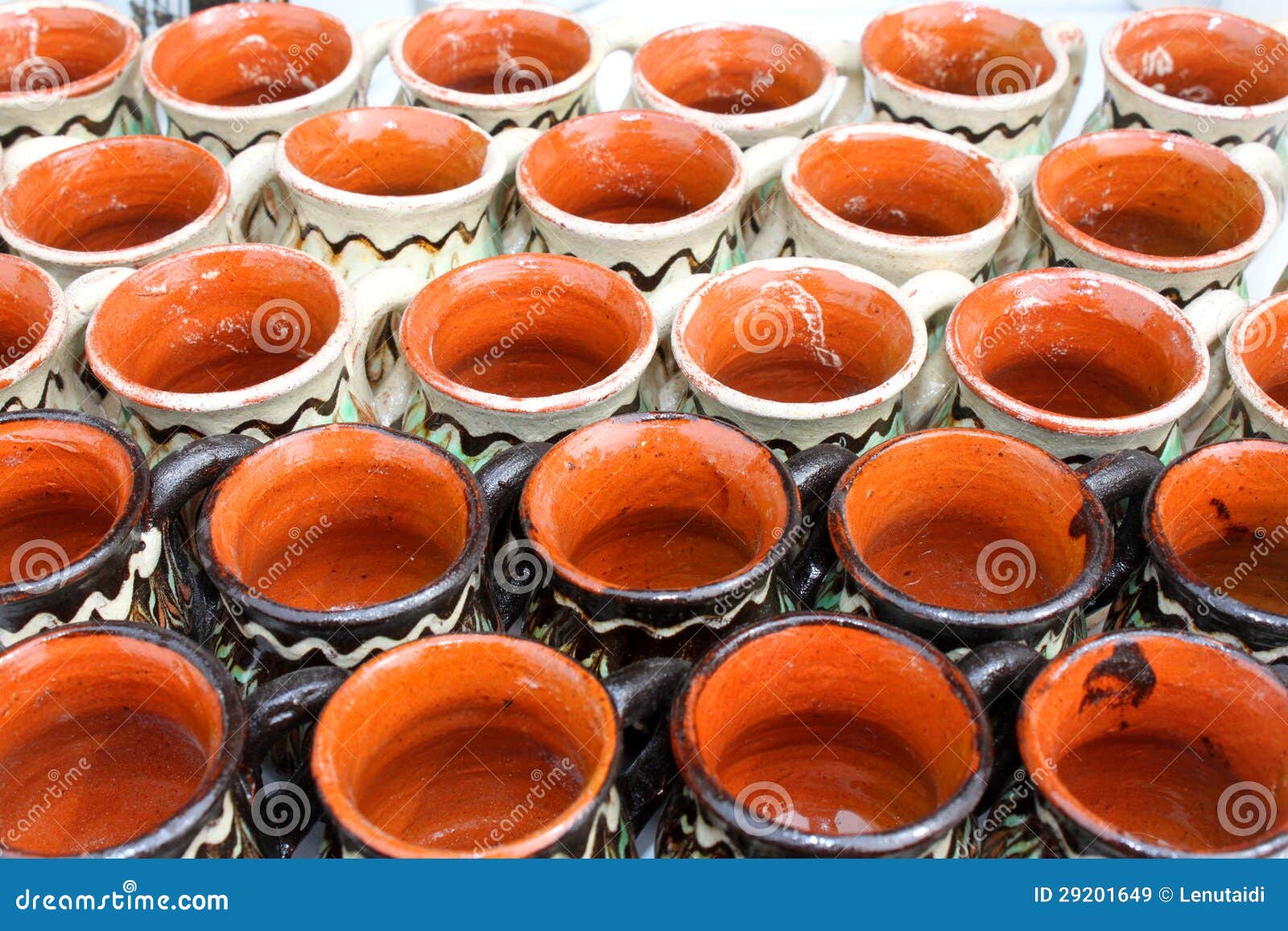 Clay pots stock image. Image of hobby, ceramics, empty - 29201649