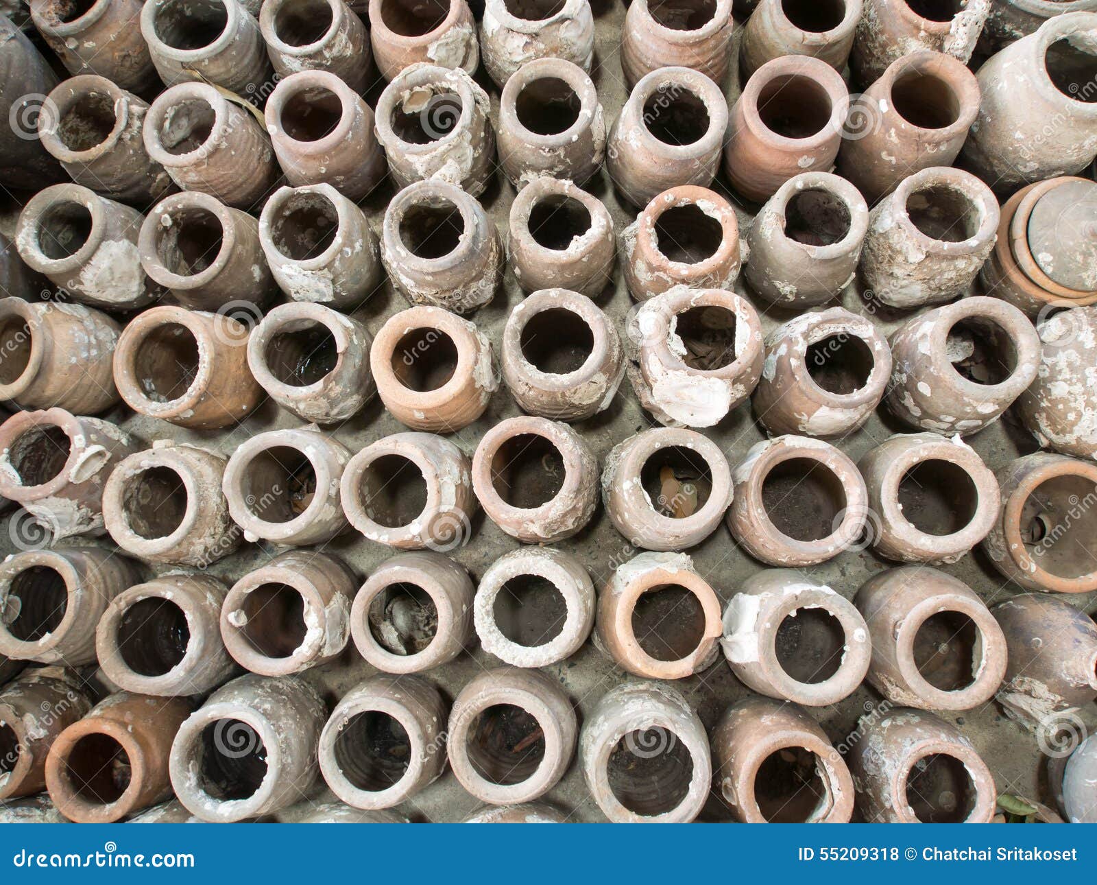 Clay pots stock photo. Image of create, pots, soil, clay - 55209318