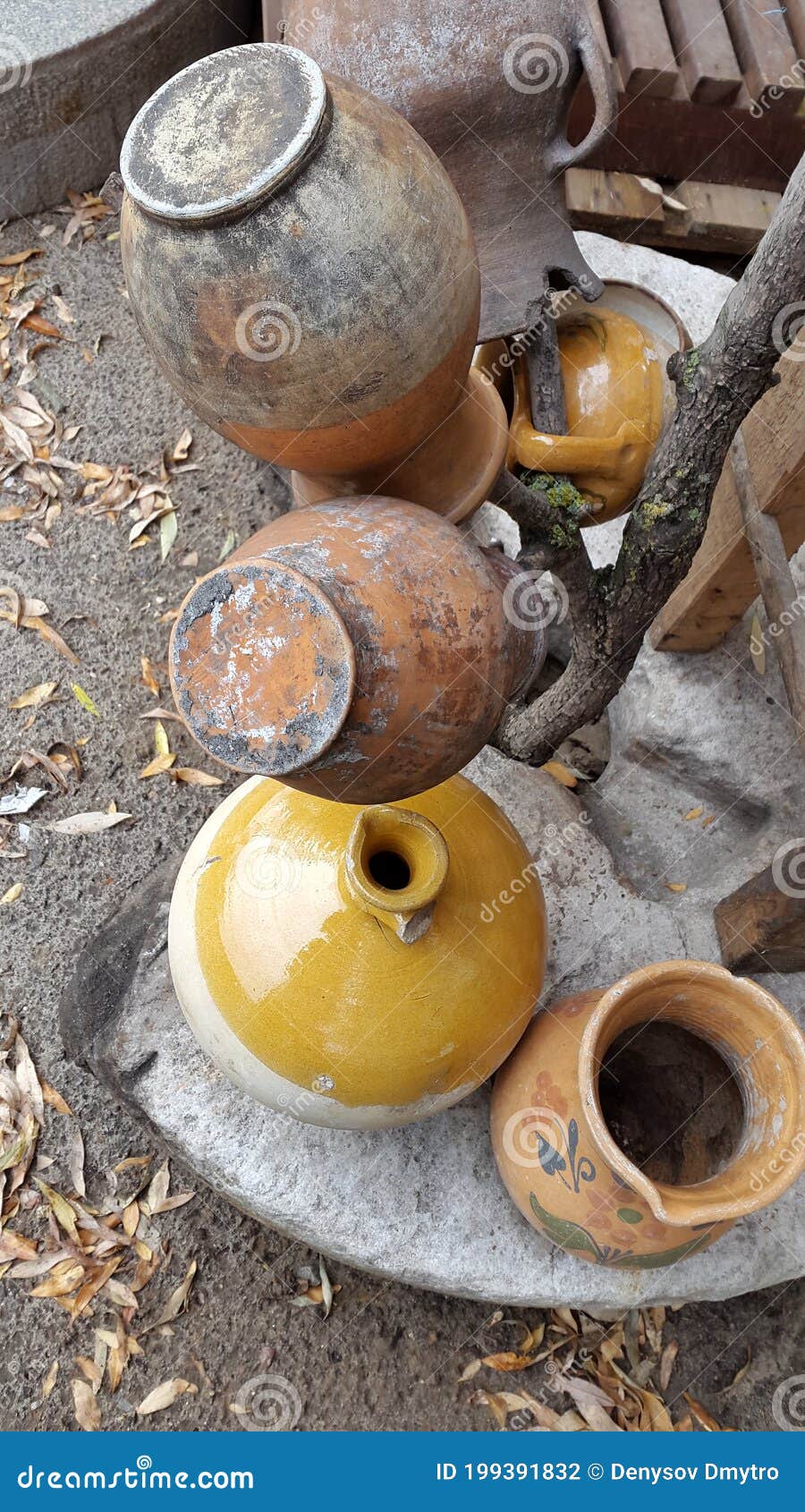 Clay Pots. Old Pots. Ancient Clay Pots Stock Photo - Image of ceramics ...