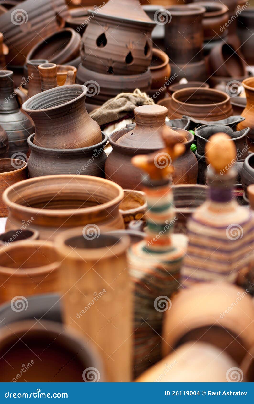 Clay pottery ceramics stock photo. Image of artist, stoneware - 26119004