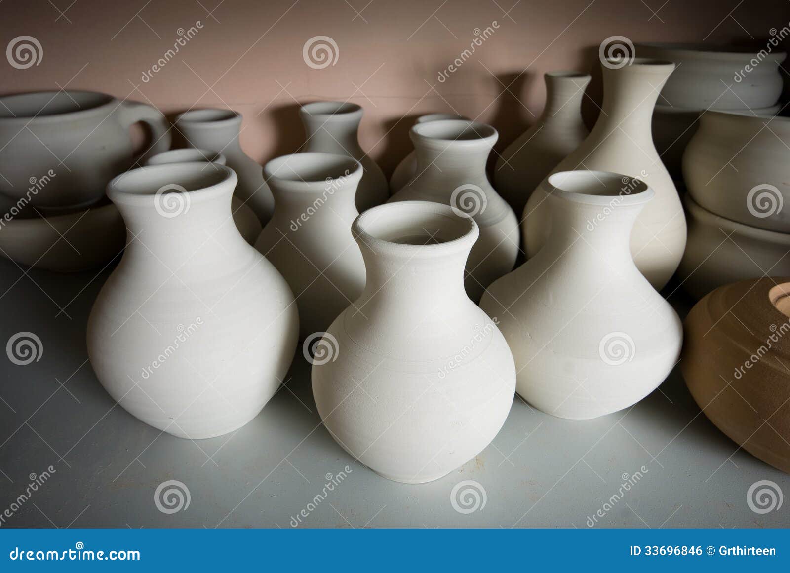 Clay pottery ceramics stock photo. Image of handmade - 33696846