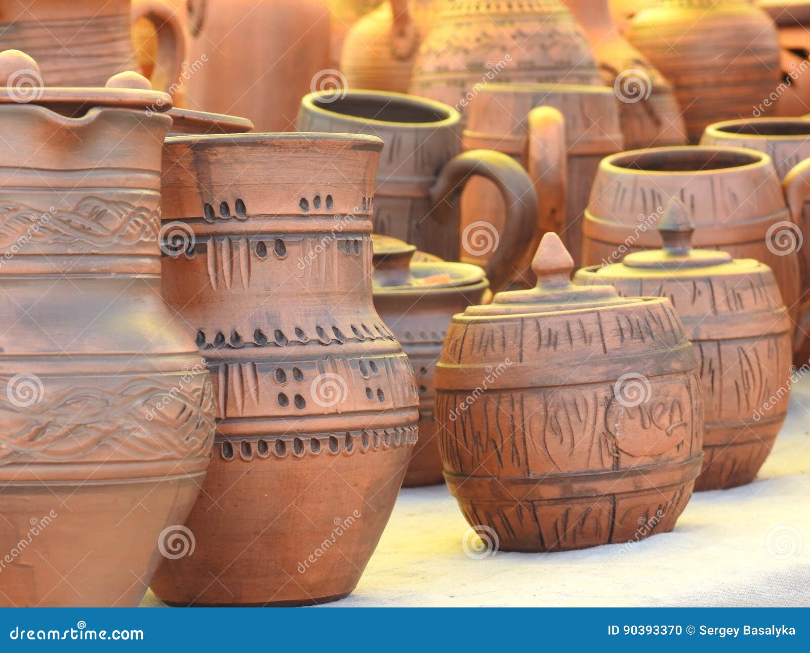 Clay products stock photo. Image of products, clay, folk - 90393370