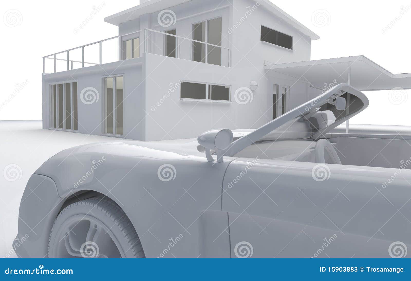 3D Clay Render Of Turbofan Jet Engine Isolated On White Background ...