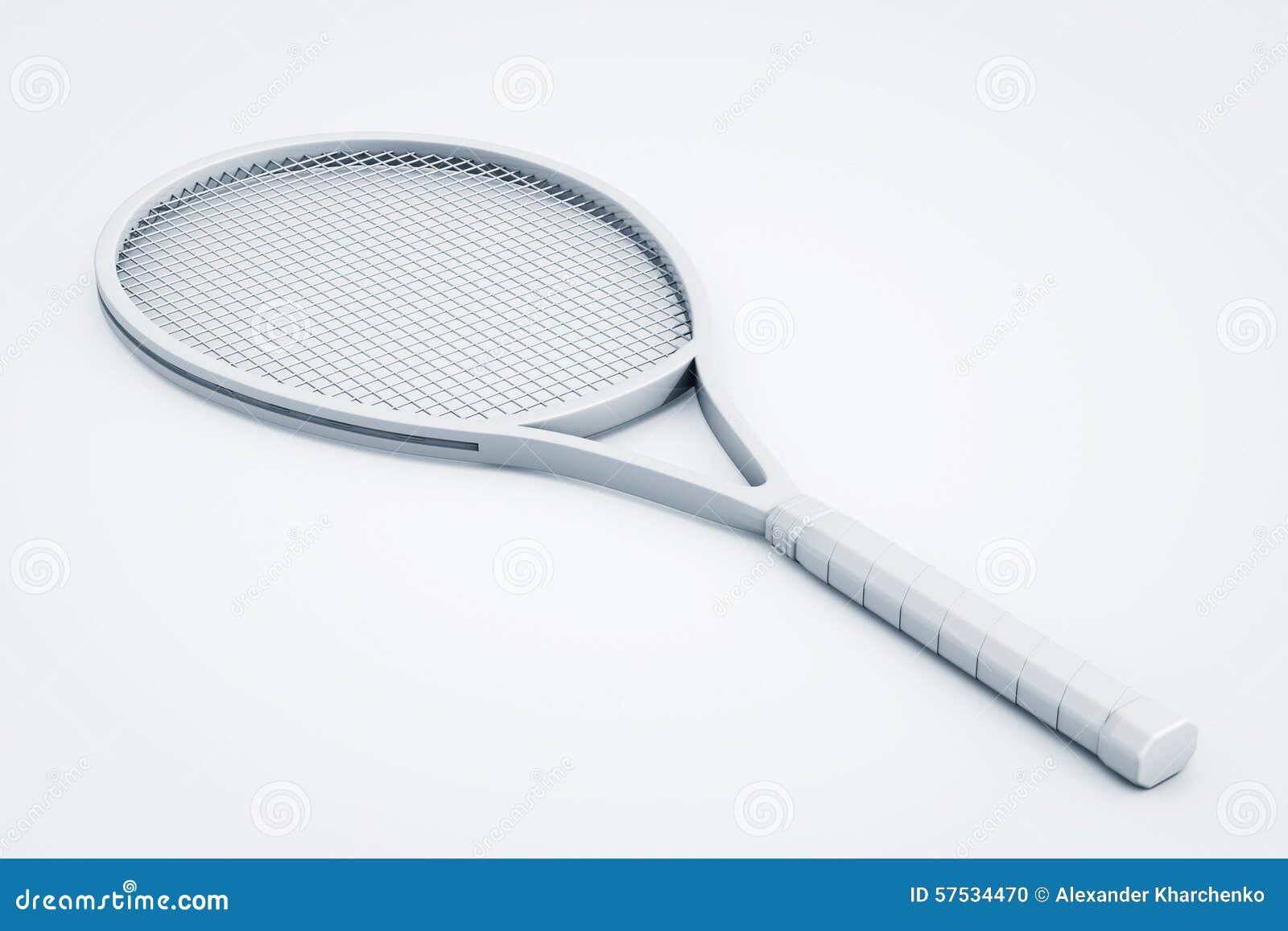 Clay Render Closeup Tennis Racket Stock Photography | CartoonDealer.com ...