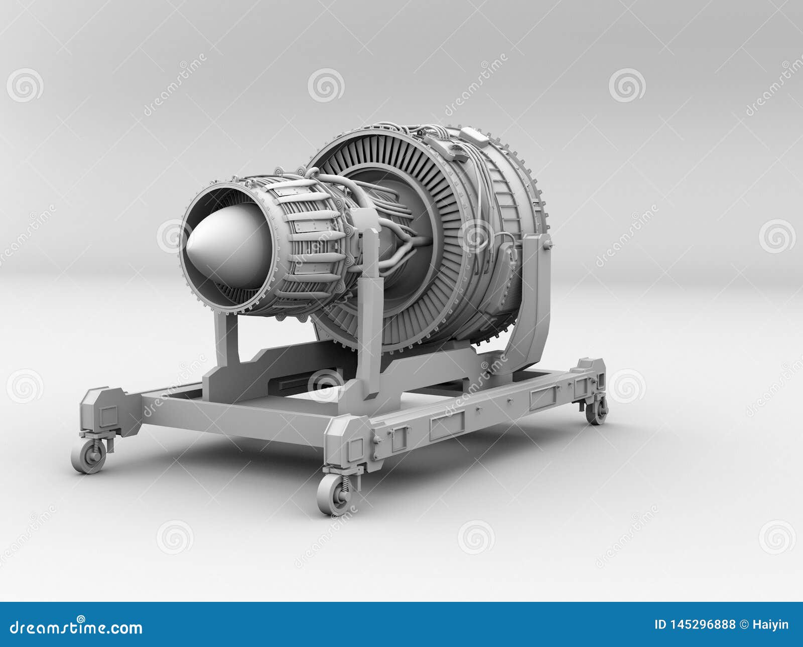 Clay Jet Engine Section Stock Illustration | CartoonDealer.com #76062016