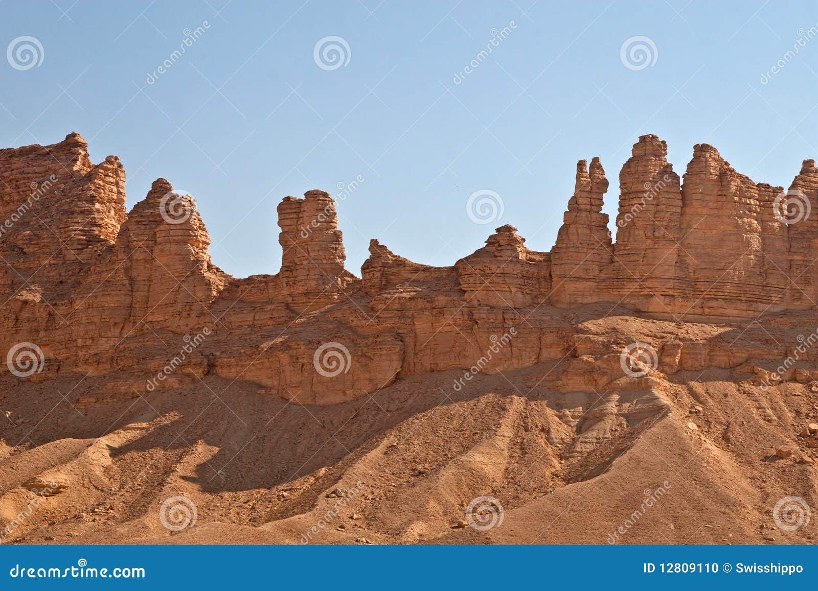 Clay rocks stock photo. Image of heat, erosion, barren - 12809110