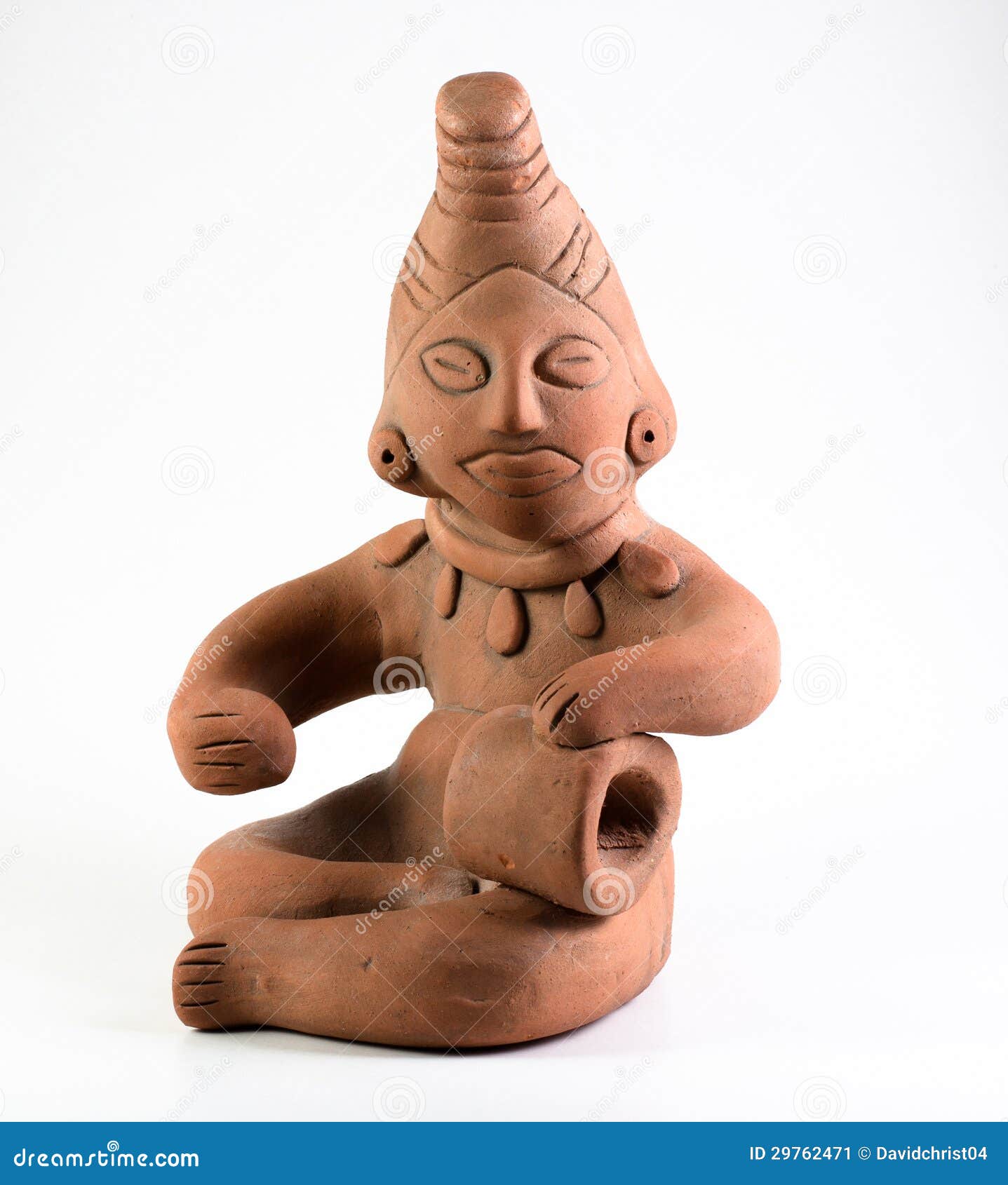 Clay Man stock image. Image of orange, primitive, contrast - 29762471