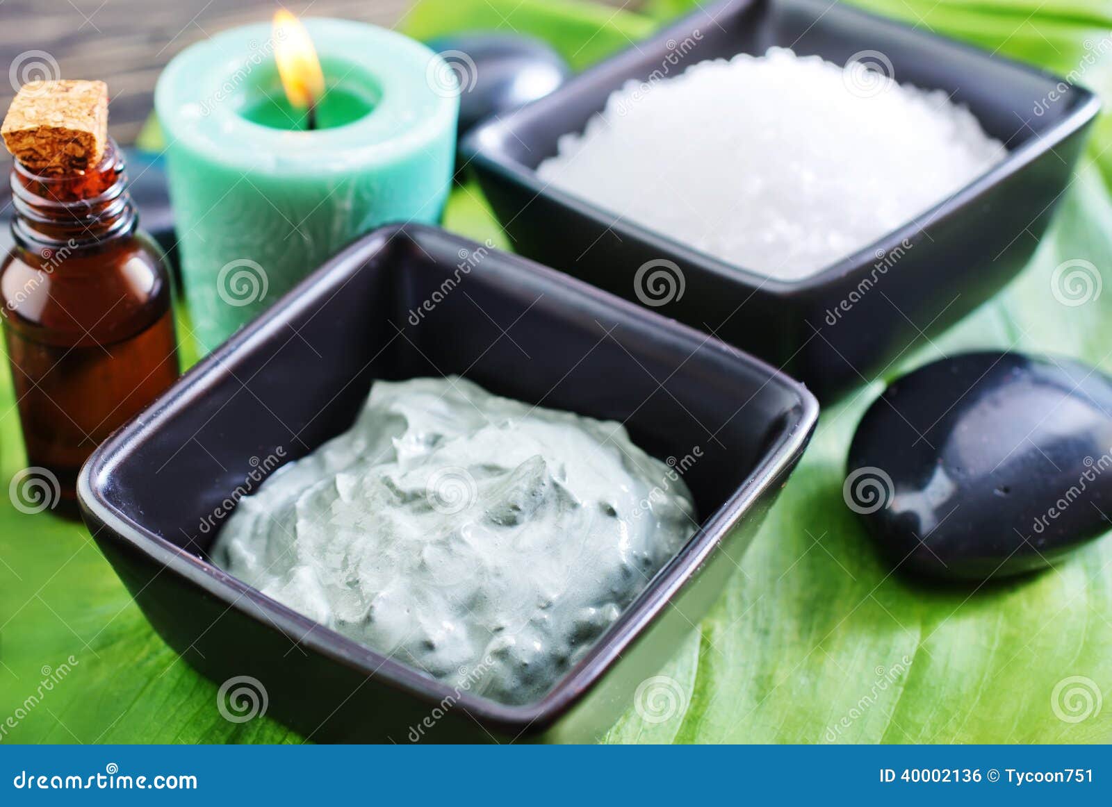 Clay and sea salt stock photo. Image of aroma, relax - 40002136