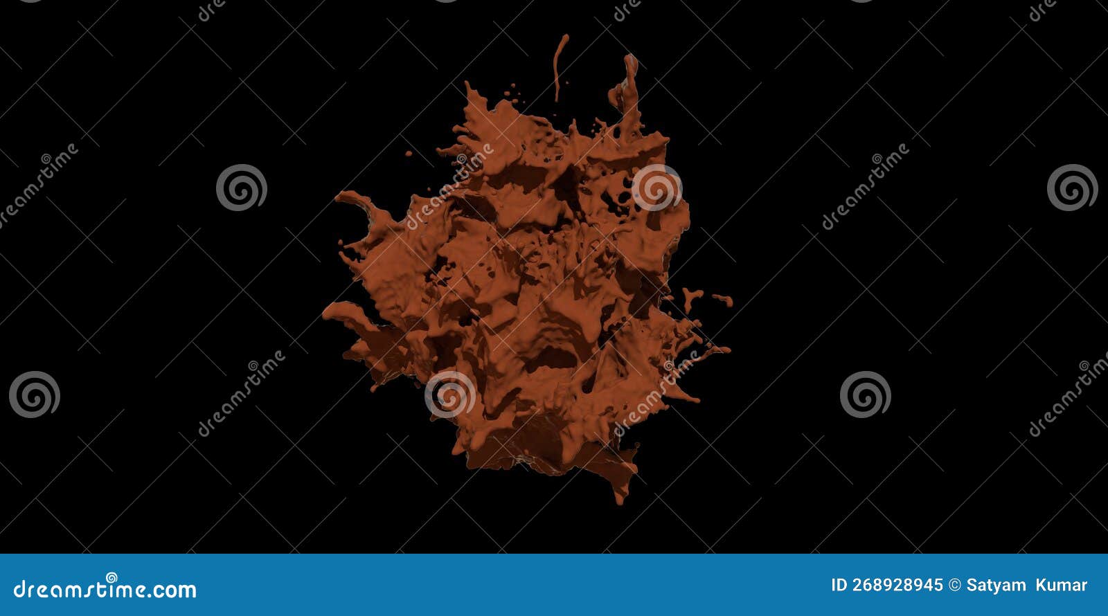 Clay splash image HD new stock illustration. Illustration of fluid ...