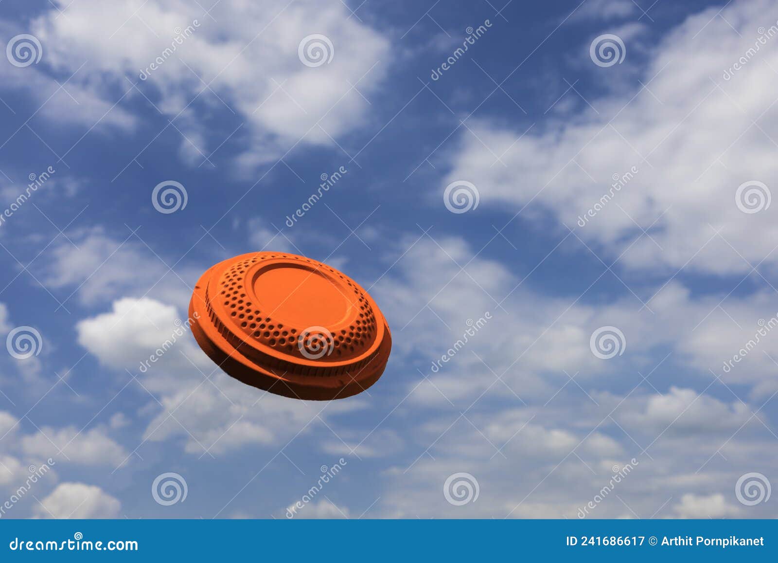 Clay Target Shooting on the Blue Sky Background Stock Image - Image of ...