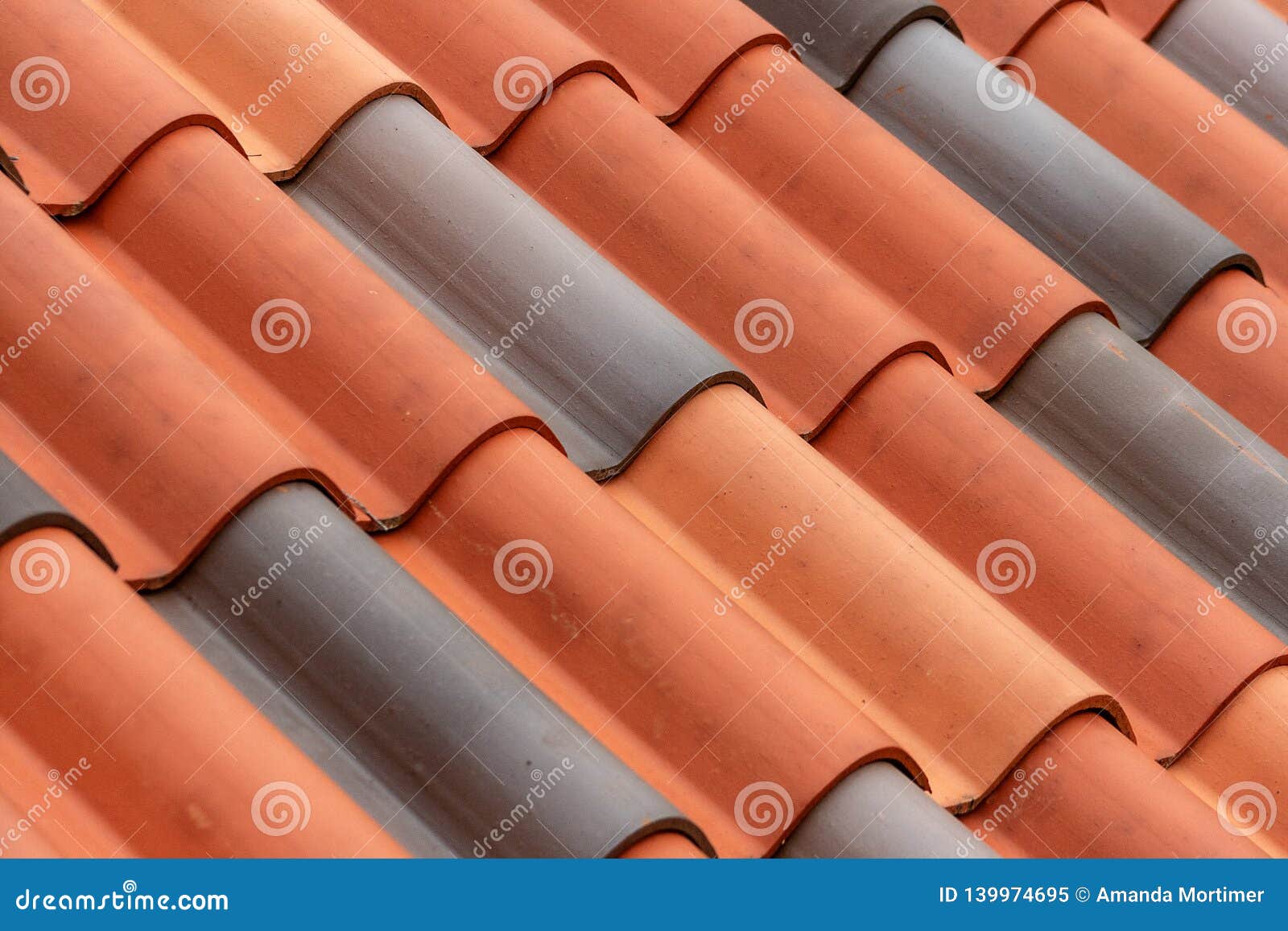 Clay tile roof texture stock image. Image of roofing - 139974695