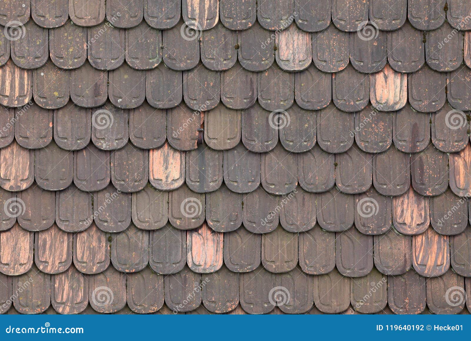 Clay Tile and Weather Protection Stock Photo - Image of bricks, shingle ...