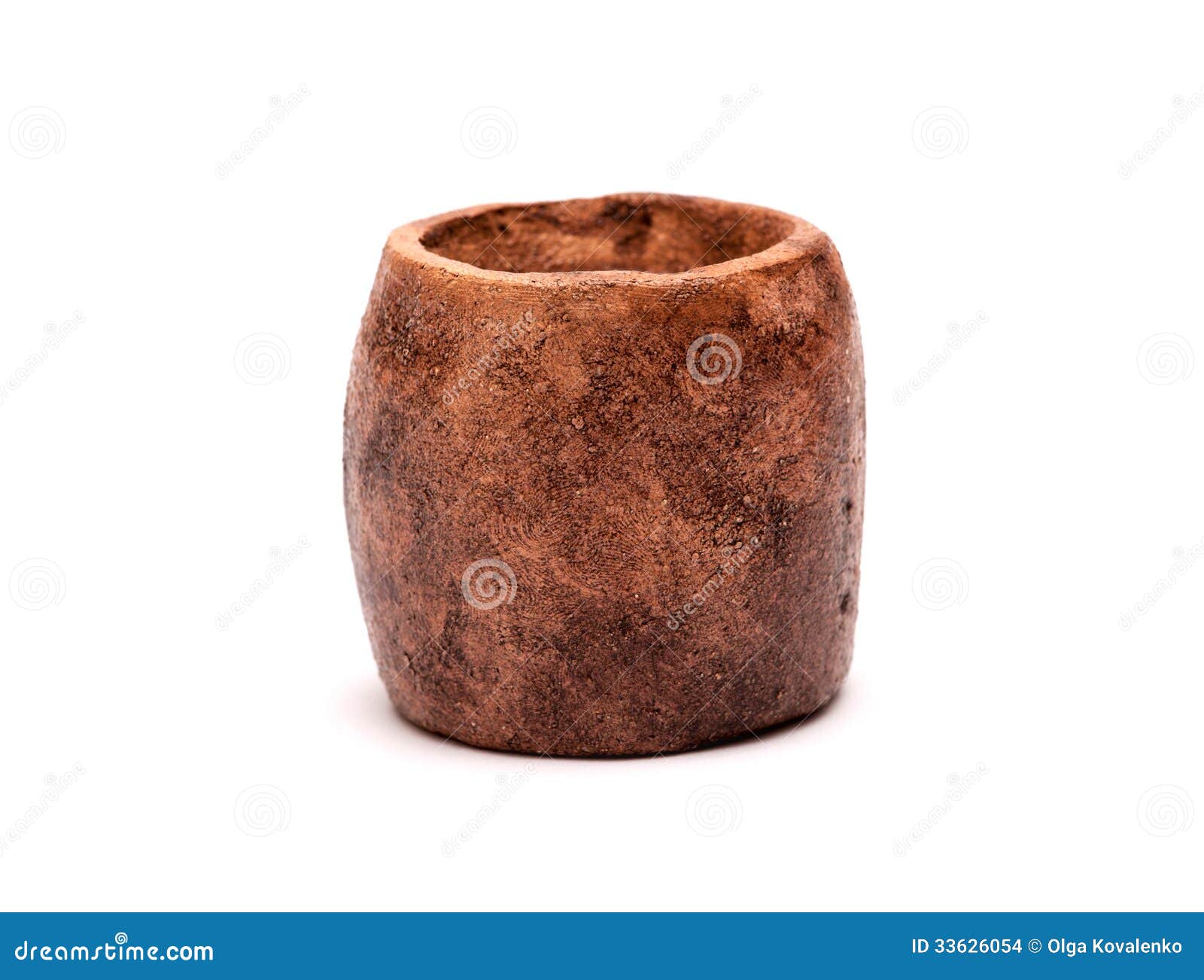 Clay vessel stock photo. Image of noggin, handmade, brown - 33626054