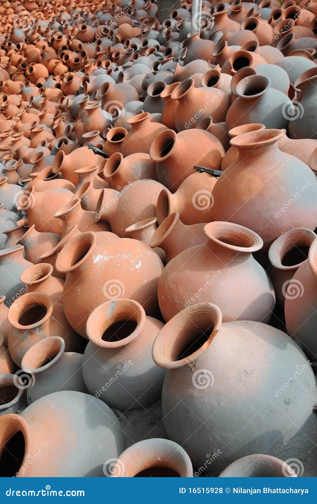 Clay vessels stock photo. Image of drying, isolated, antique - 16515928