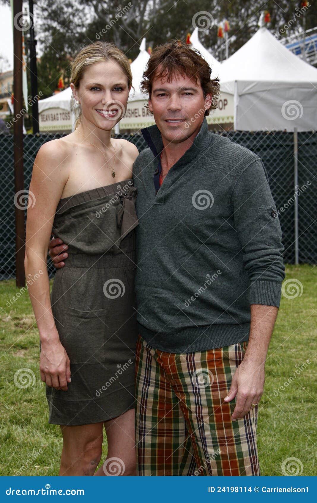 Clay Walker, Elizabeth Glaser Editorial Stock Image - Image of wife ...