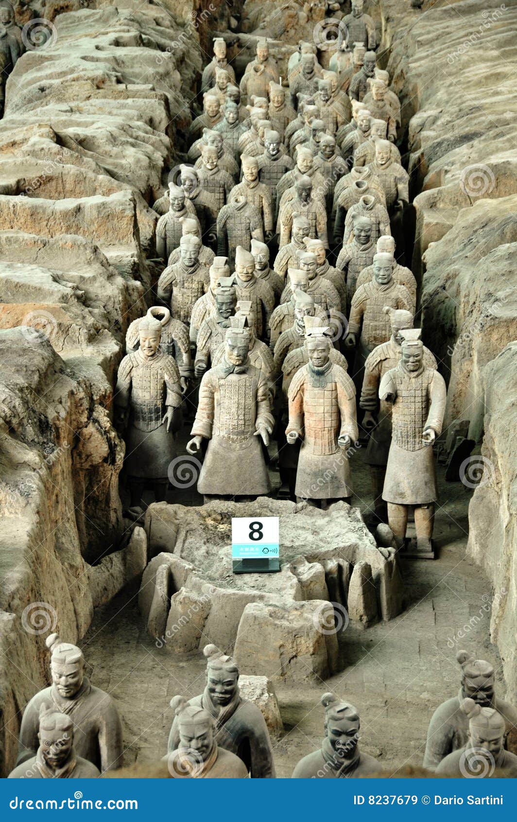 The clay warriors editorial stock image. Image of pottery - 8237679