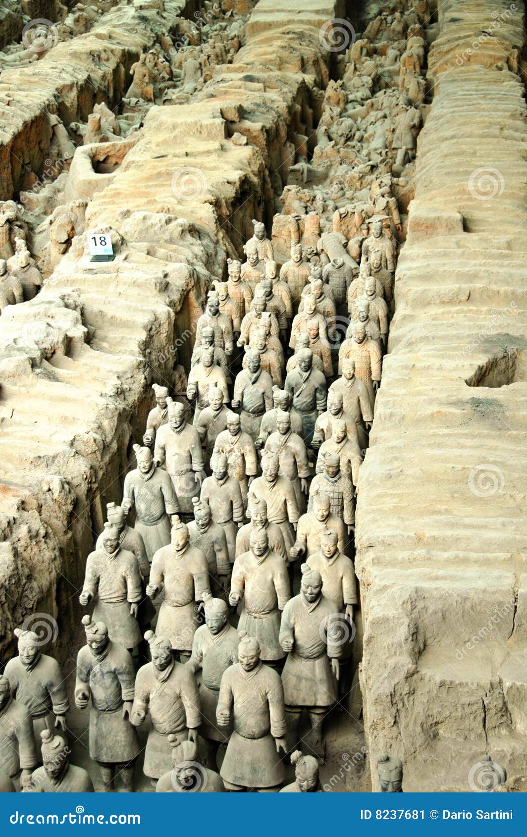 The clay warriors editorial photo. Image of face, horse - 8237681