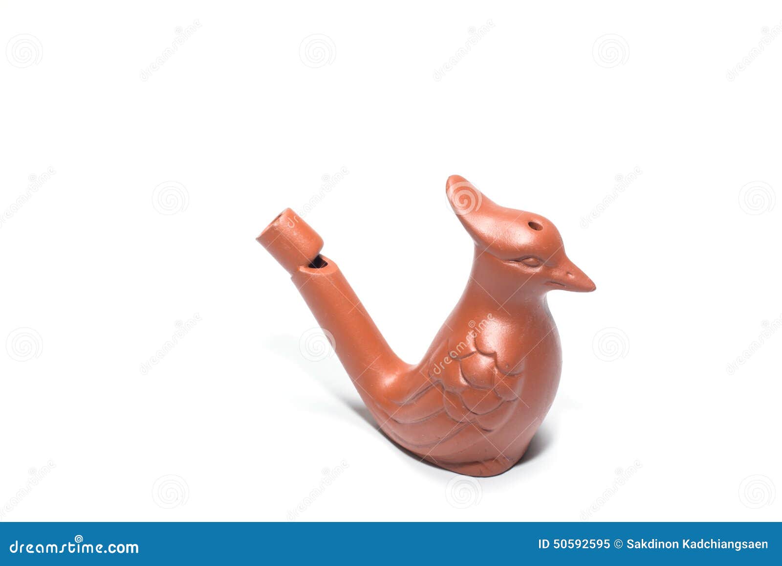 Clay Whistle in the Bird Shape Stock Image - Image of pattern, brown ...