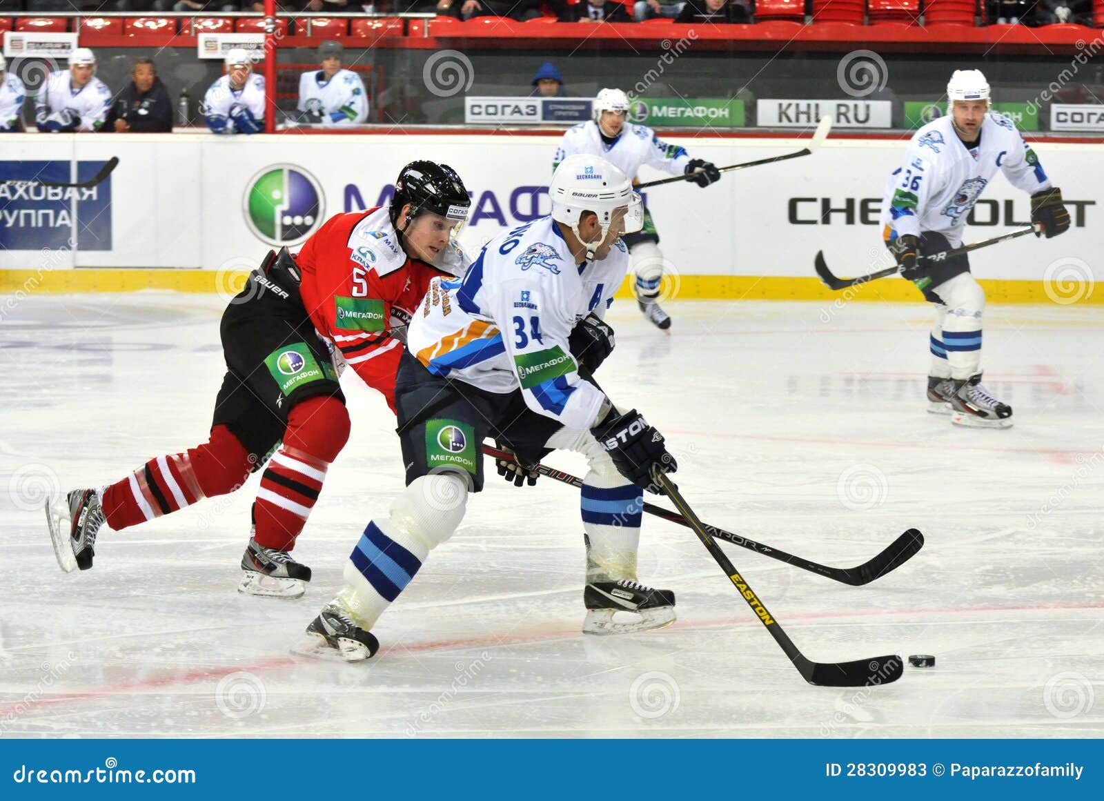 Clay Wilson Tries To Take the Puck Editorial Stock Photo - Image of ...