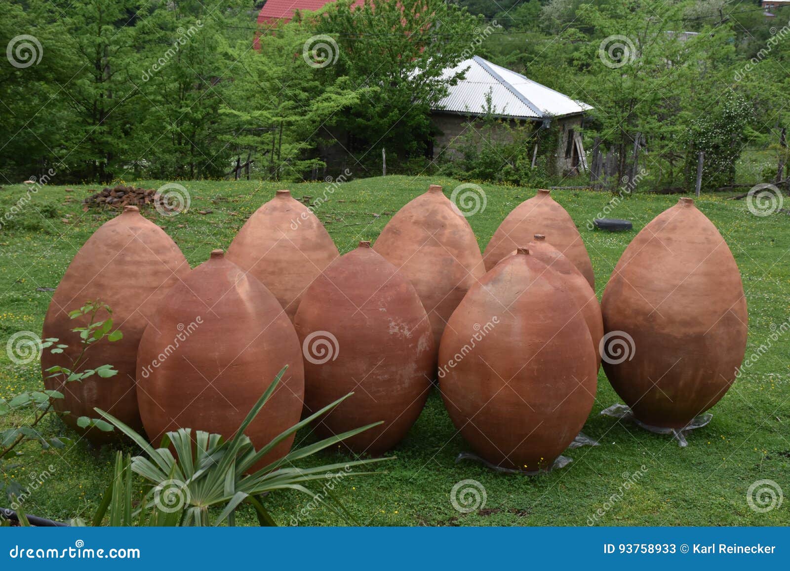 Clay wine pots, Georgia stock image. Image of clay, wine - 93758933