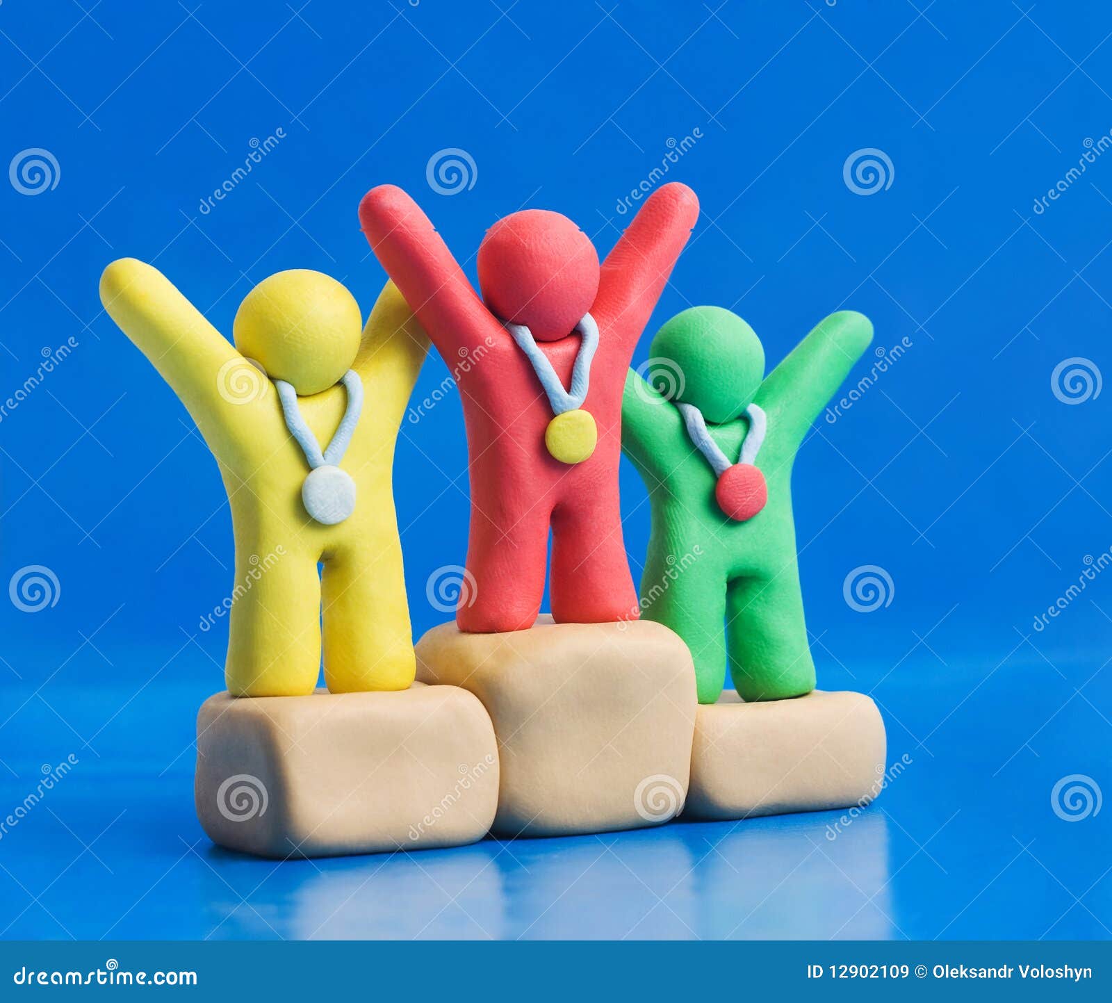 Clay Winners stock image. Image of award, vanquisher - 12902109