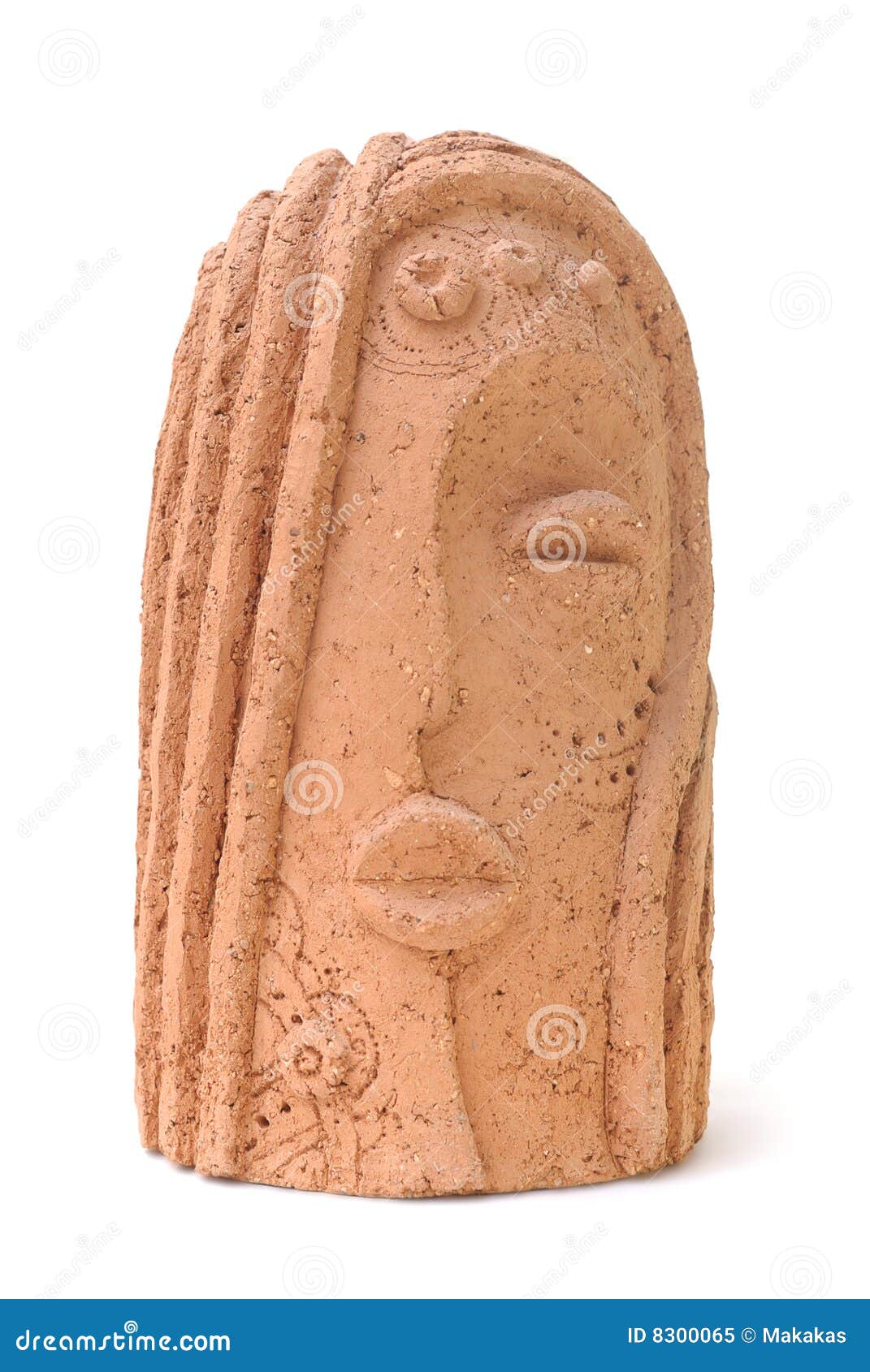 Clay women stock image. Image of brown, craft, female - 8300065