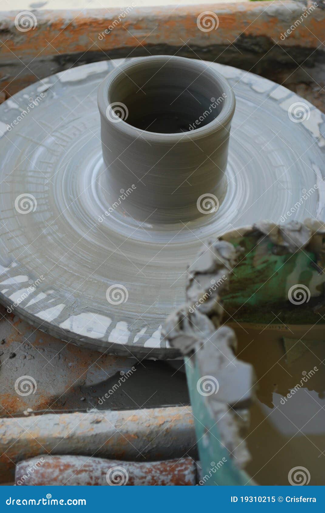 Clay work stock image. Image of spinning, skill, potter - 19310215