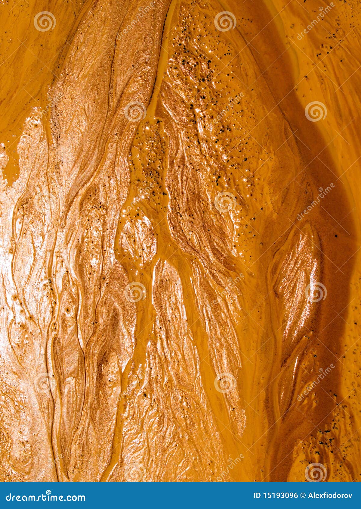 Clayey soil. stock photo. Image of macro, orange, earth - 15193096