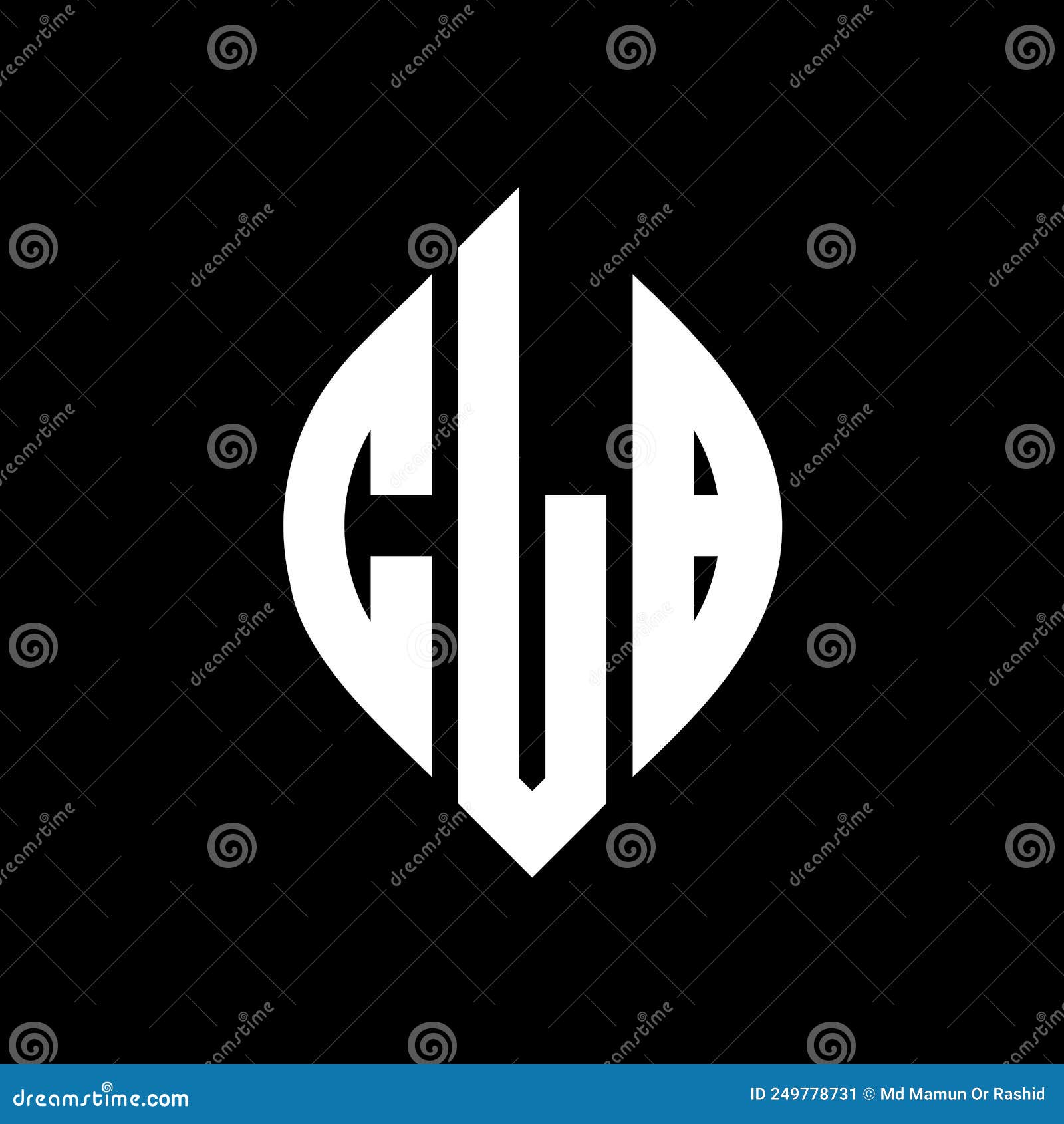 CLB Circle Letter Logo Design with Circle and Ellipse Shape. CLB ...