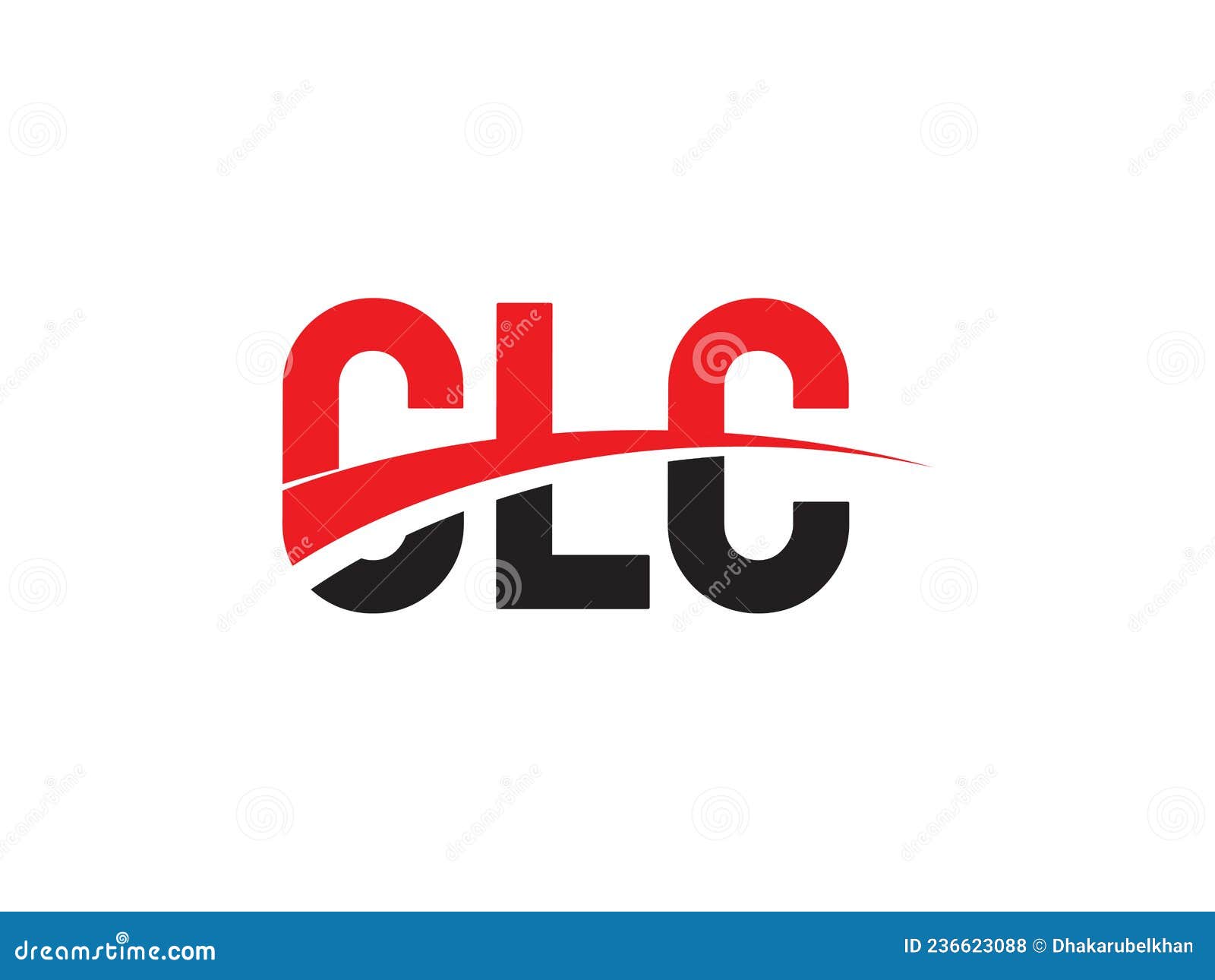 CLC Letter Initial Logo Design Vector Illustration Stock Vector ...