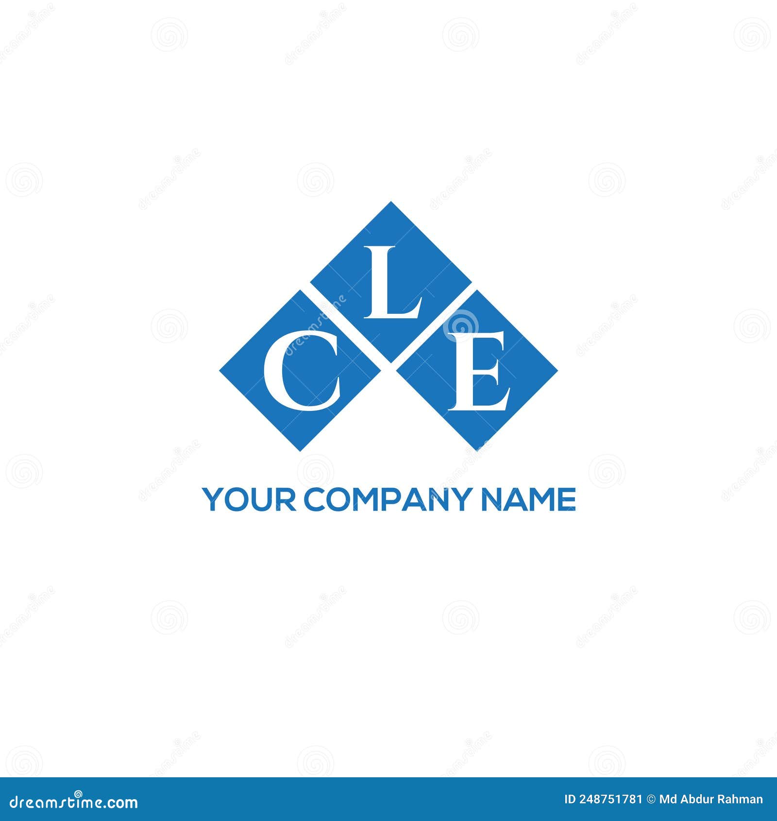 CLE Letter Logo Design on WHITE Background. CLE Creative Initials ...