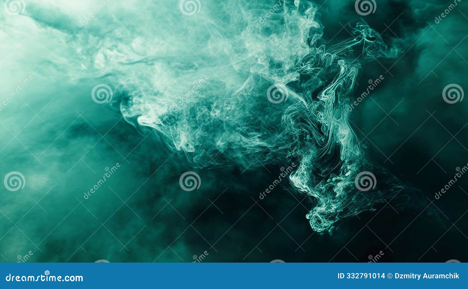 A Clean, Abstract Green Smoke Toxic Cloud on an Isolated Background ...