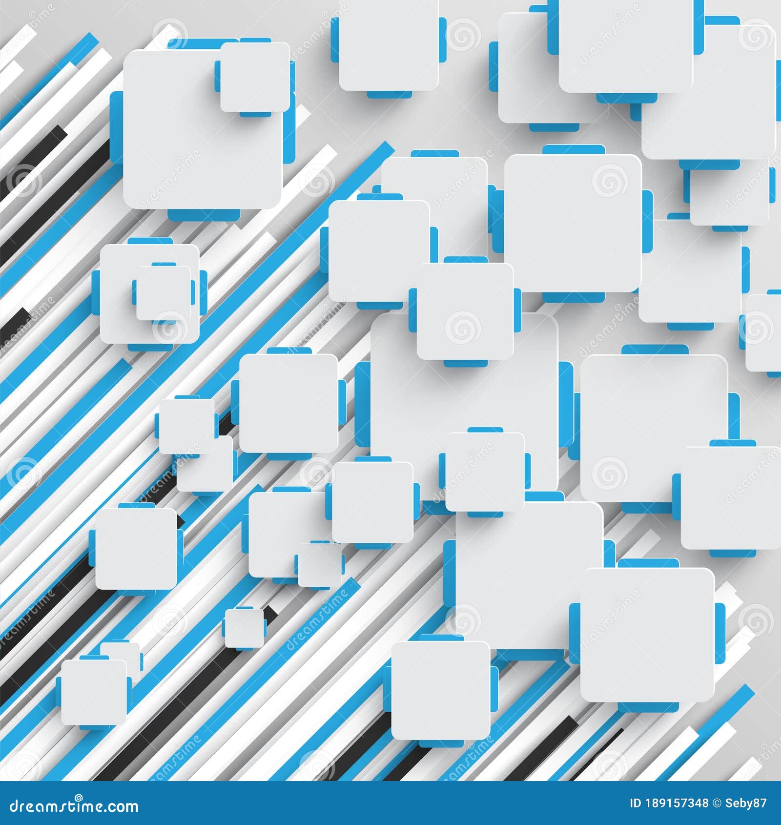 Clean Abstract Template for Webdesign, Vector Illustration Stock Vector ...