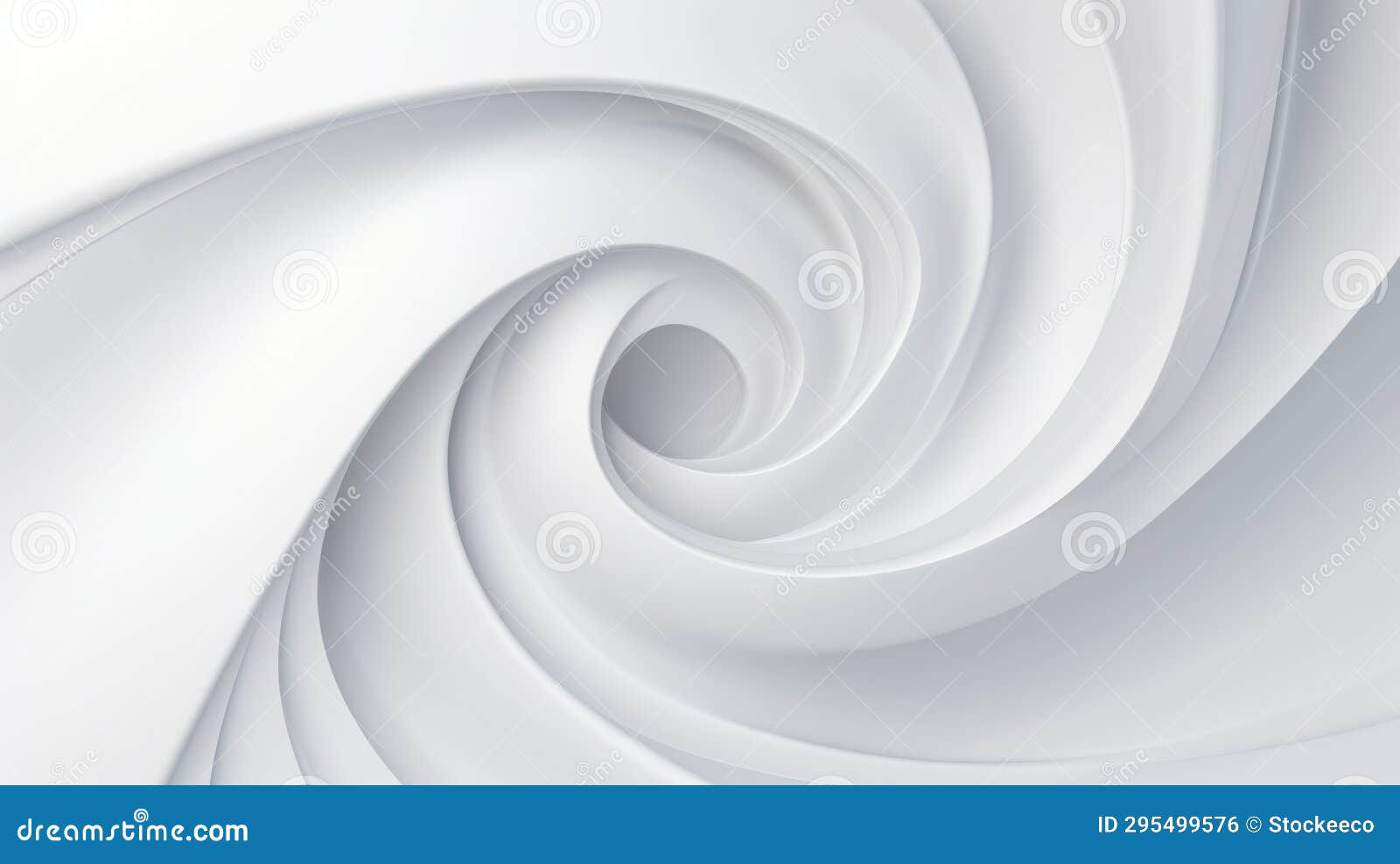 Clean and Aesthetic Swirl Design in Octane Render Style Stock ...