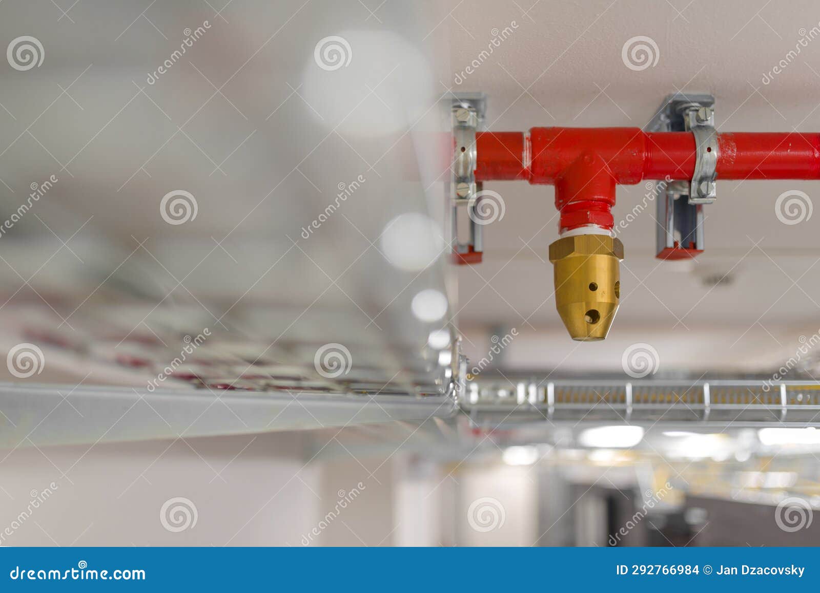 Clean Agent Fire Suppression System. Stock Photo - Image of conductive ...
