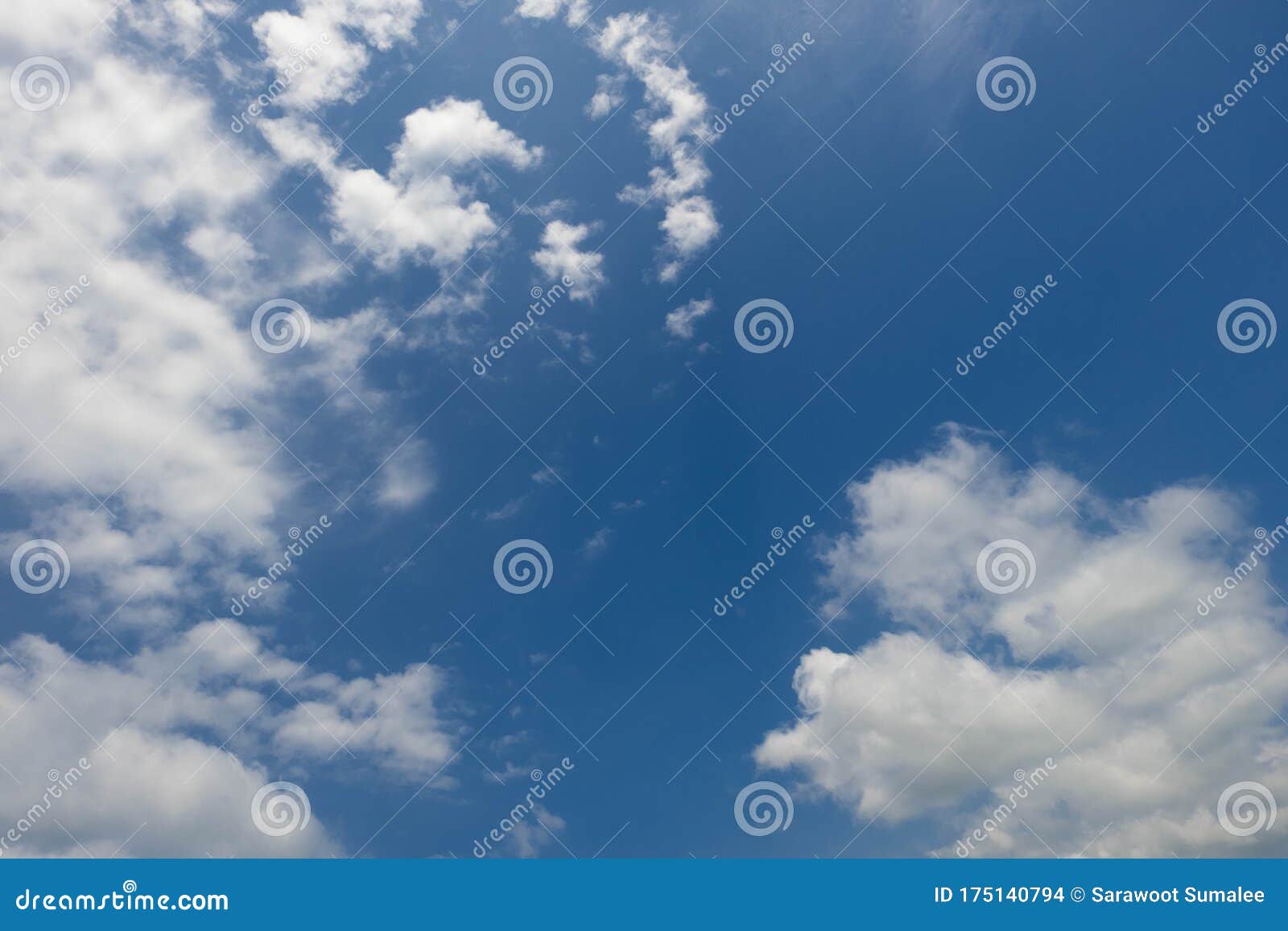Clean Air and Sky with Clouds Stock Photo - Image of cloudscape, fluffy ...