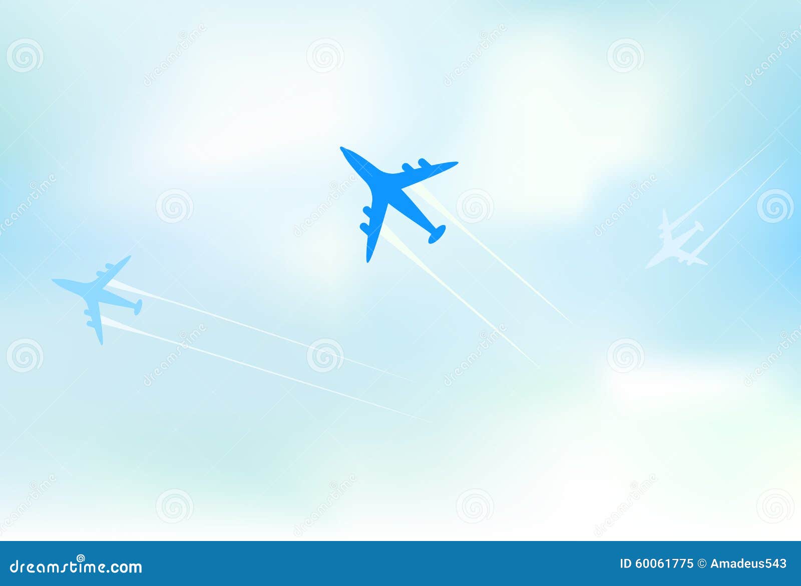 Clean Air Travel Background Design Vector Stock Vector - Illustration ...