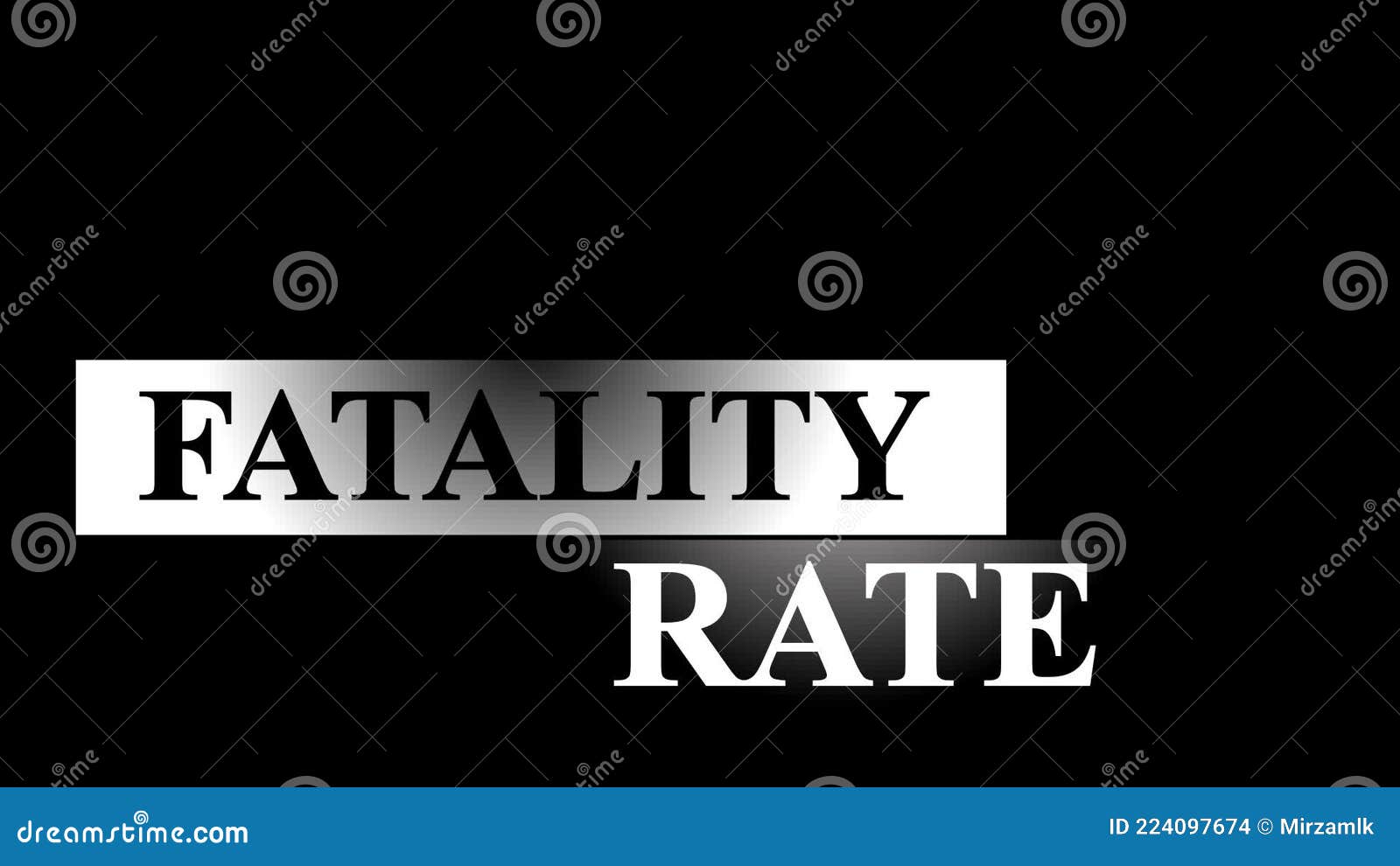 Clean Animated FATALITY RATE Lower Third Stock Footage - Video of ...