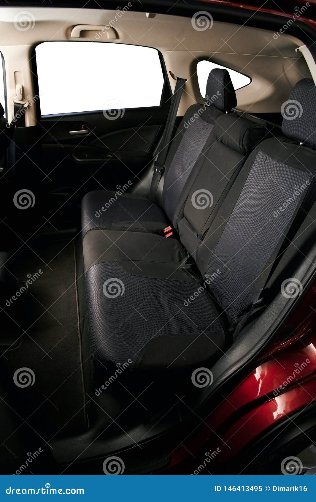 Clean back car row seats stock image. Image of safety - 146413495