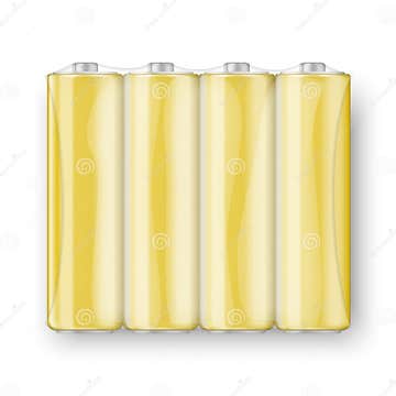 Clean Battery Pack Template. Stock Vector - Illustration of clean, film ...