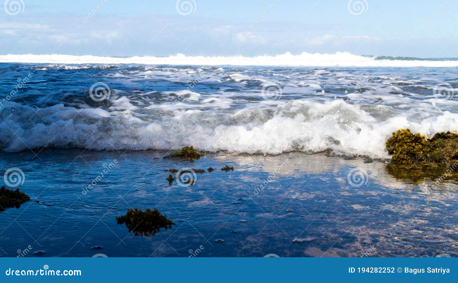 Clean and Beautiful Waves on the Ocean Stock Photo - Image of cool ...