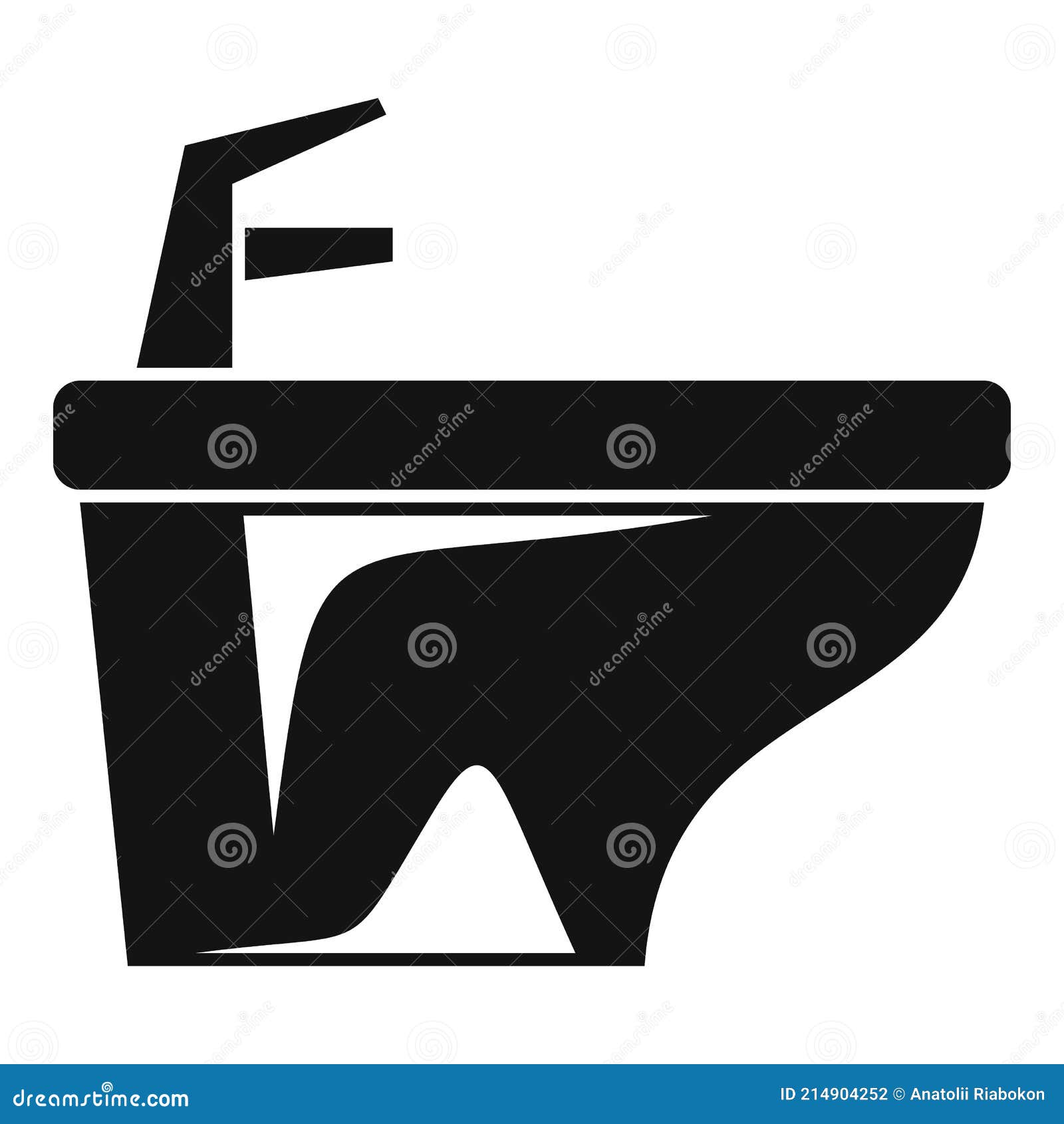 Clean Bidet Icon, Simple Style Stock Vector - Illustration of sanitary ...