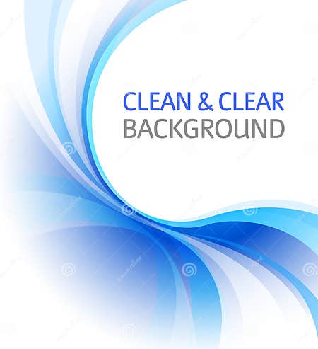 Clean Blue Business Background Stock Vector - Illustration of elements ...