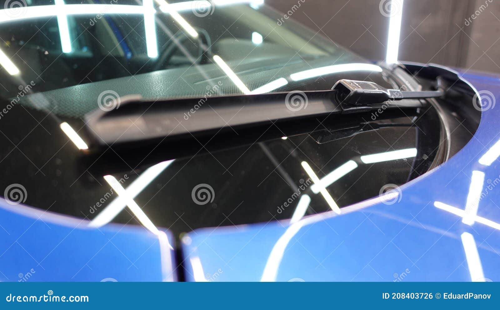 A clean blue car stock photo. Image of labor, machine - 208403726
