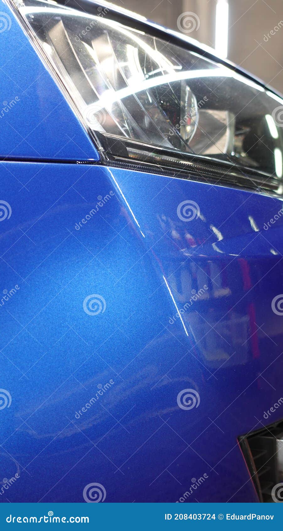 A clean blue car stock photo. Image of clean, care, polish - 208403724