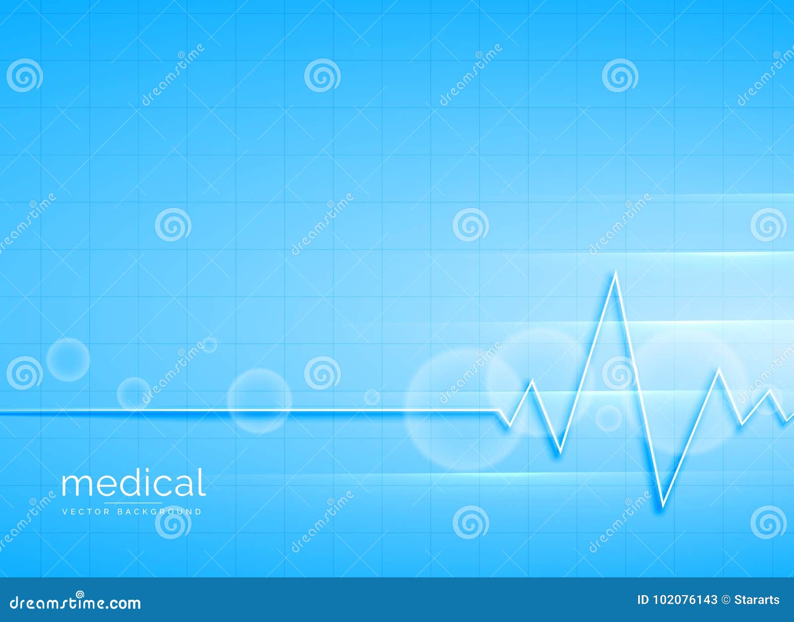 Clean Blue Medical Vector Background Design Stock Vector - Illustration ...