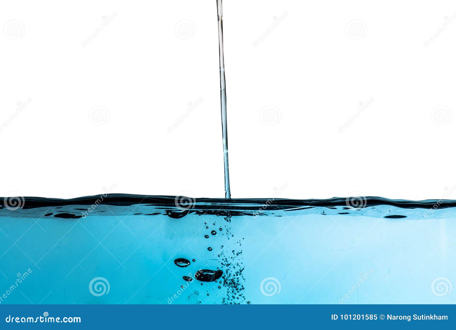 Clean blue water stock image. Image of liquid, motion - 101201585