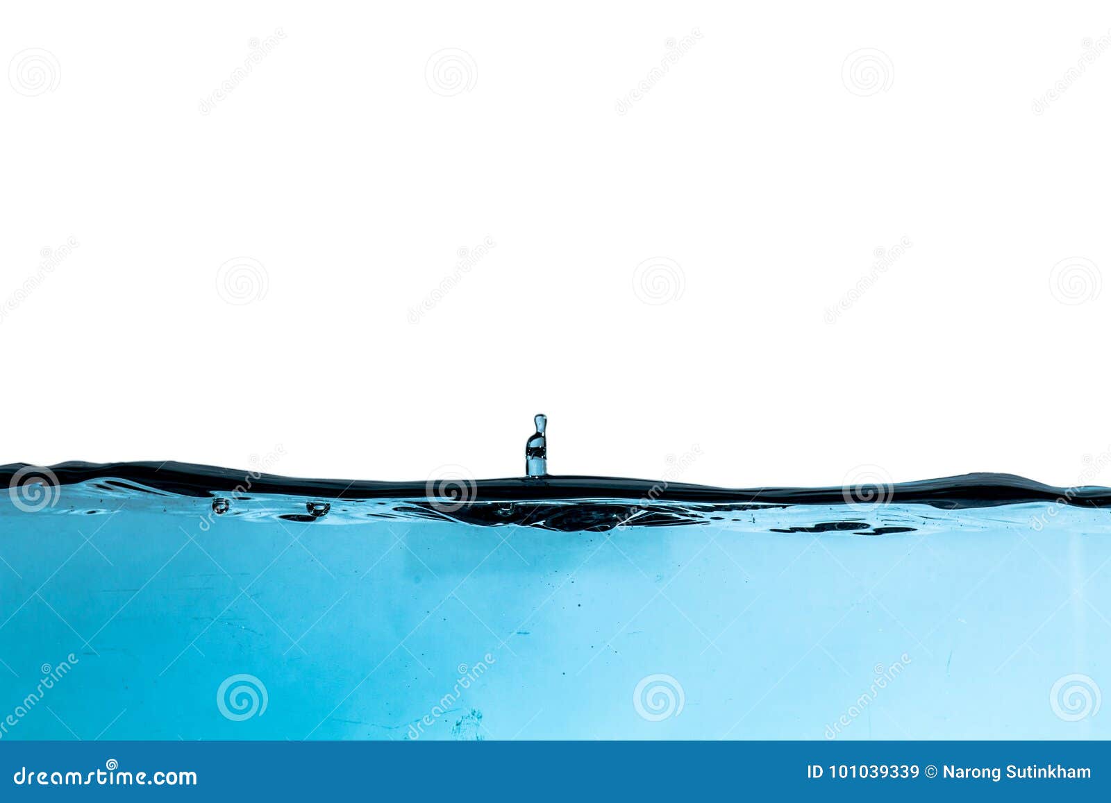 Clean blue water stock image. Image of blue, liquid - 101039339