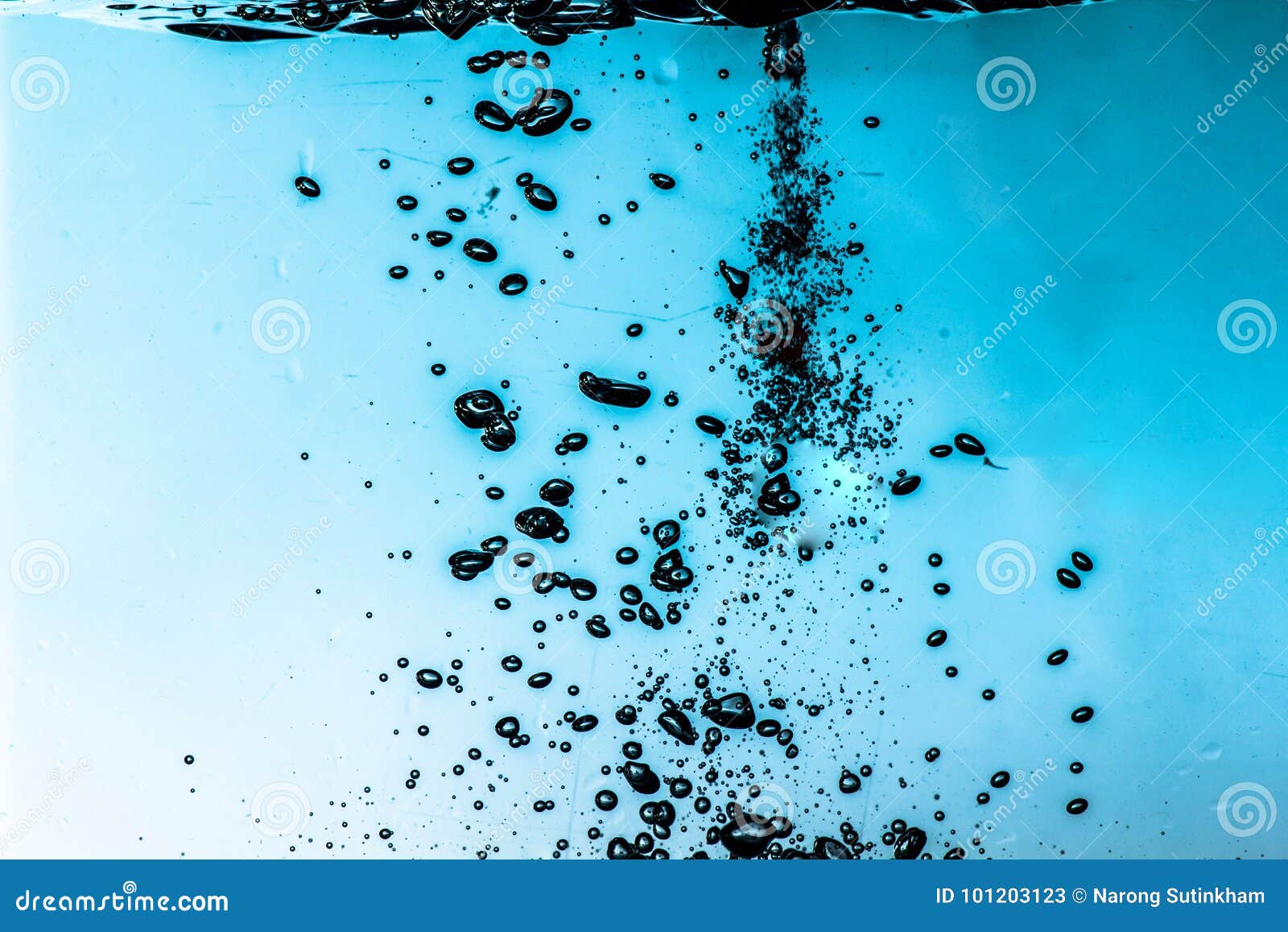 Clean blue water stock image. Image of drinking, nature - 101203123